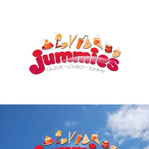 Logo+Tagline for a "Fun Food" brand | Logo & brand identity pack contest
