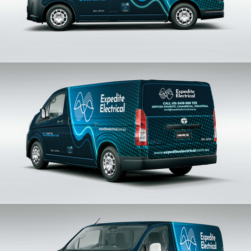 Designs | Electrician Toyota Hiace 2019 Van Wrap Design | Car, truck or ...