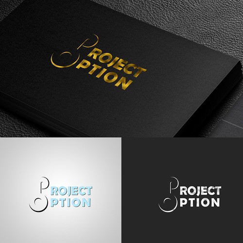 Create a logo for ProjectOption -- a stock market / options trading ...