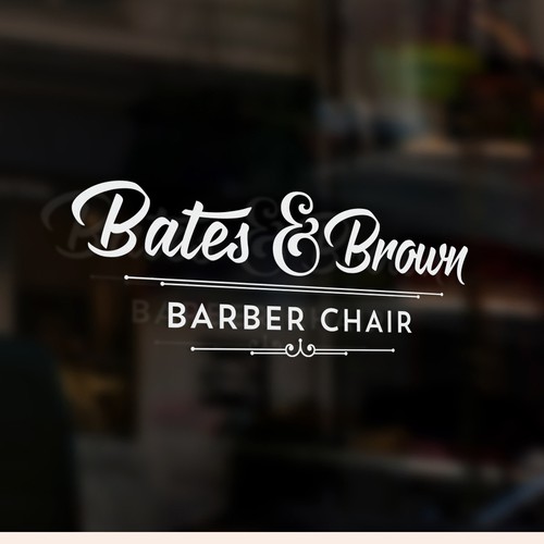 Create a sophisticated logo for Bates and Brown Barber Chair | Logo ...