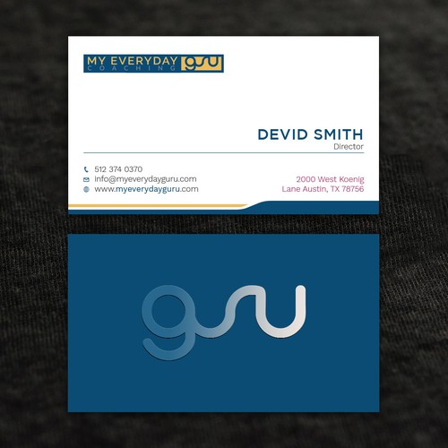Create a card that shows the "Guru" in every geek! | Business card contest