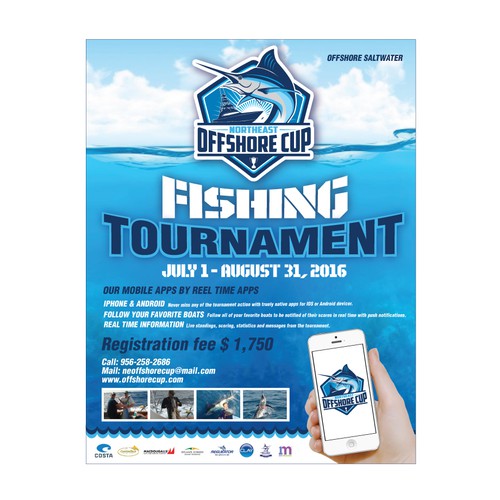 Fishing Tournament Ad/Flyer | Postcard, flyer or print contest
