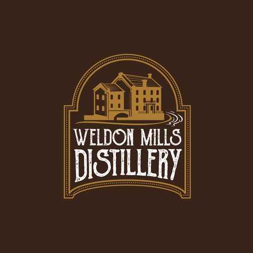 Logo for Distillery with Historic House | Logo & brand identity pack ...