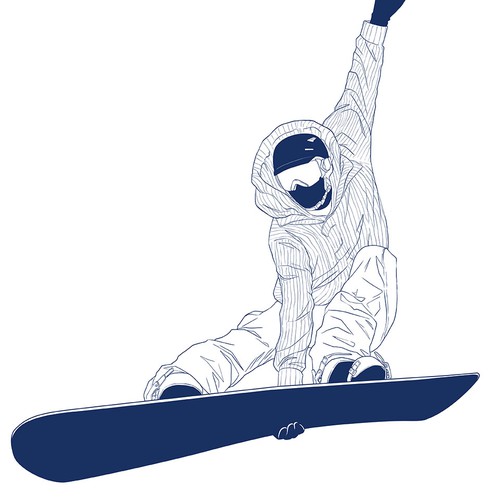 Snowboard grab drawings needed! | Illustration or graphics contest