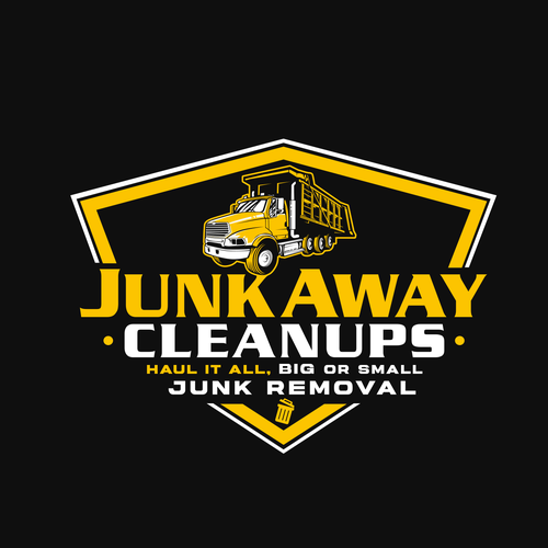 Designs | Modern Junk removal logo, badge style, both original example ...