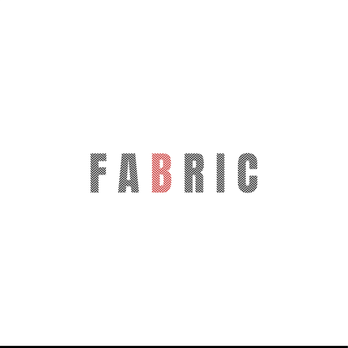 Designs | Bold simple logo for the word FABRIC playing off of fabric ...