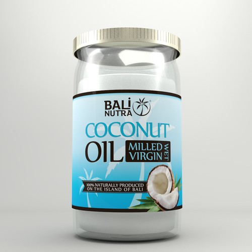 Coconut Oil Label | Product label contest