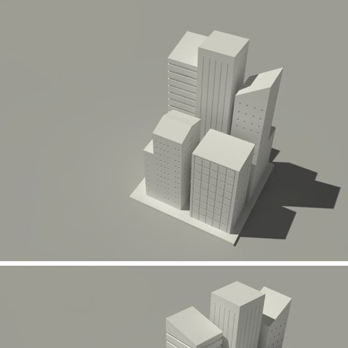 Quick N Easy 3D Buildings Please : ) | Illustration or graphics contest