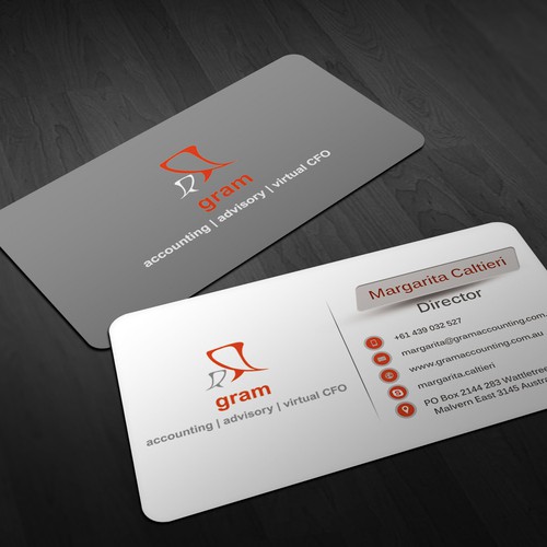 Create a design for a virtual CFO | Business card contest
