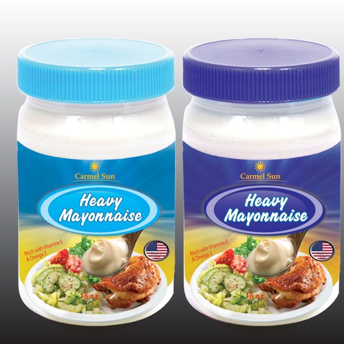 New design for Label for Mayonnaise for brand to compete with top ...