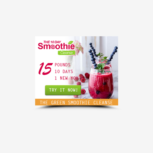 Eye Catching SMOOTHIE Banners | Banner ad contest