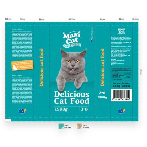 Maxi Cat (catfood) | Product packaging contest