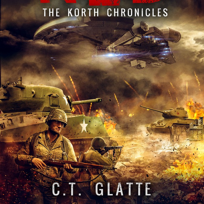 Sci-fi/alternative history WW2 era cover design for an Ebook. | Book ...