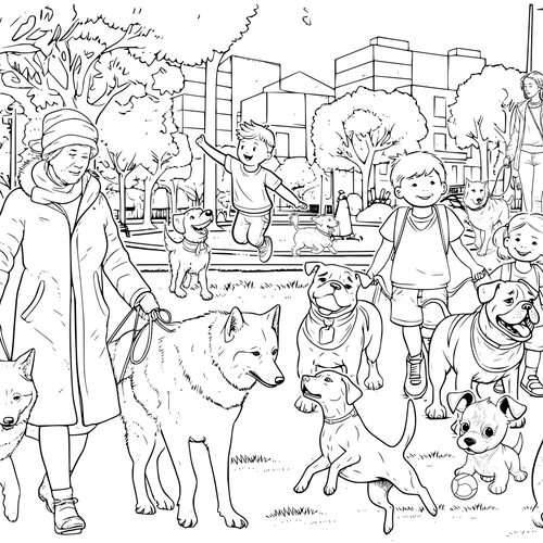 Designs | Coloring book style mural | Other art or illustration contest