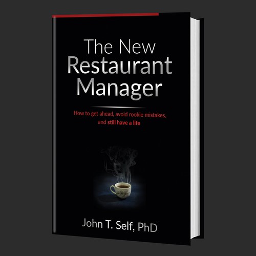 Designs | Self help book cover for new restaurant managers | Book cover ...