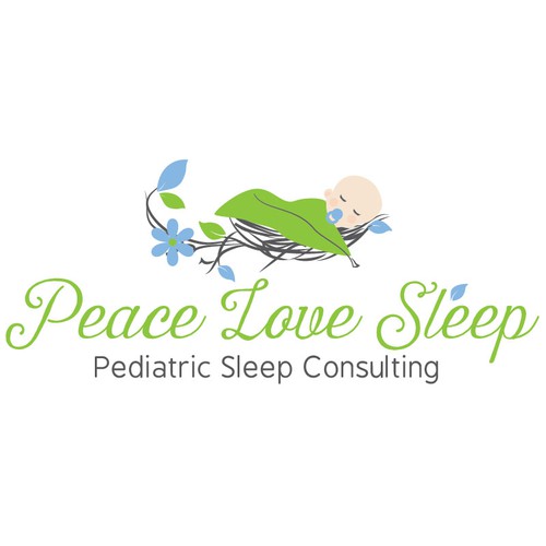 Design a calm and peaceful logo for Peace Love Sleep, Pediatric Sleep ...