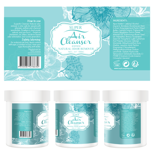 Air Freshener/ Odor Remover Label Design (*Product Name Changed ...