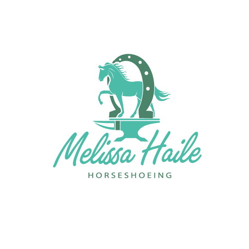 Designs | Horseshoeing logo for female farrier | Logo design contest