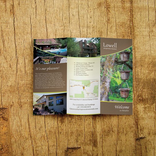 Design my vacation rental marketing brochure! | Brochure contest