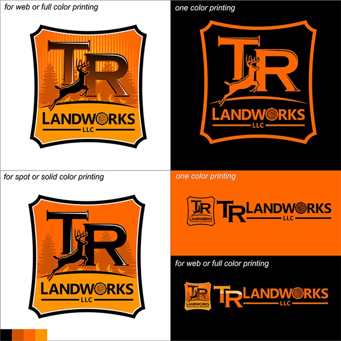 Logo for tree hugging land clearing company - second contest | Logo ...