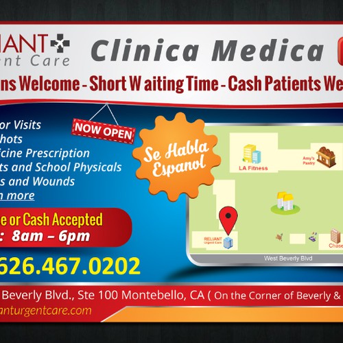 Urgent Care flyer | Postcard, flyer or print contest