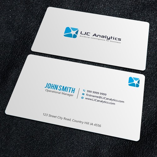 Artificial Intelligence business card | Business card contest