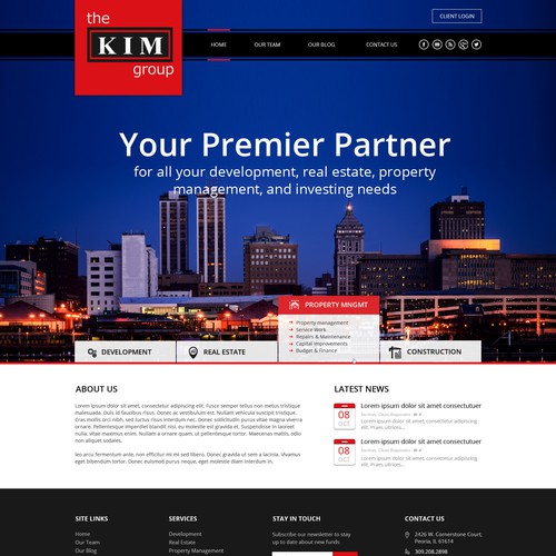 Create innovative, edgy web design for TKG! | Web page design contest