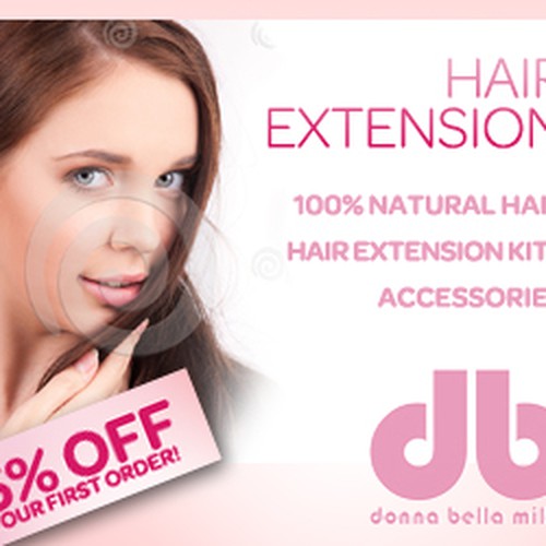 Designs | Banner Ads for Hair Extension Company | Banner ad contest