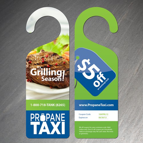 Create a door-hanger for Propane Taxi | Postcard, flyer or print contest