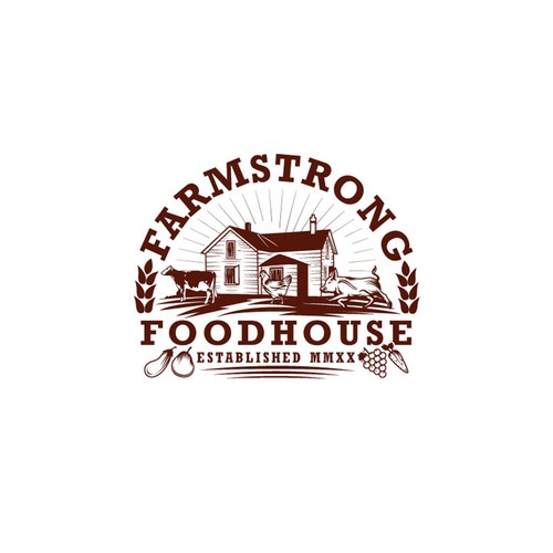 FarmStrong FoodHouse Logo | Logo design contest
