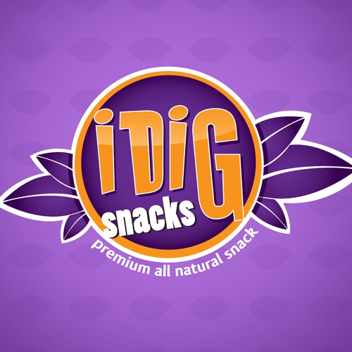 logo for I DIG SNACKS | Logo design contest