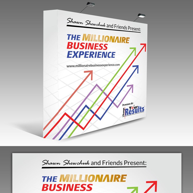 Design Business Seminar Stage Backdrop | Poster contest