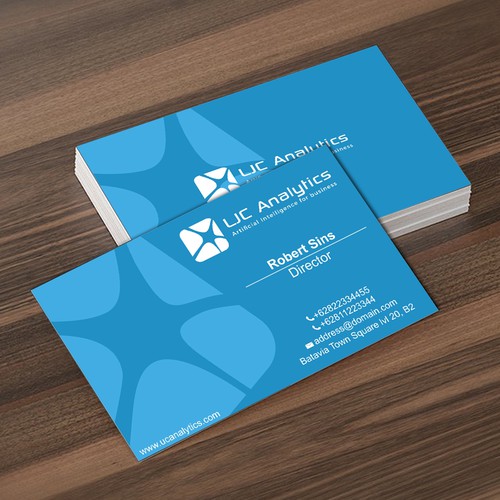 Artificial Intelligence business card | Business card contest