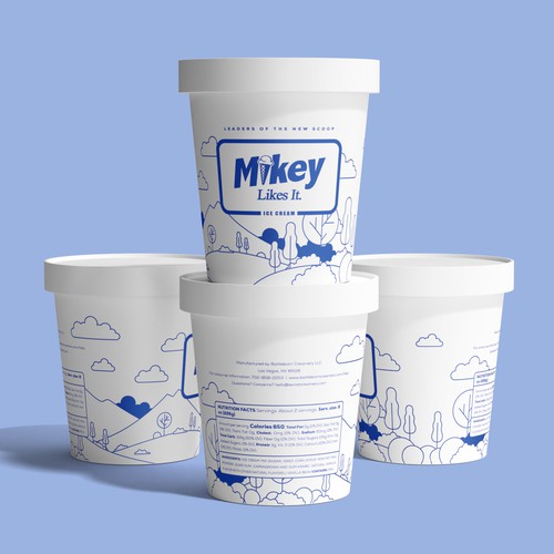 Designs | Secret Creamery X Mikey Likes It Ice Cream Pint Design ...