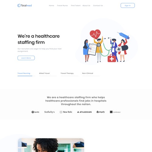 Designs | Design a modern + fun staffing website - Winner will be ...
