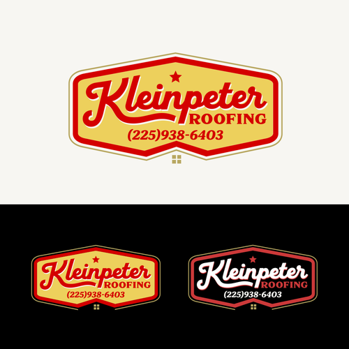 Designs | Kleinpeter Roofing | Logo design contest