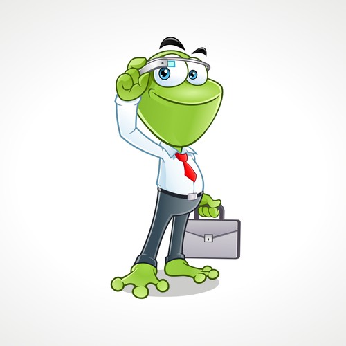 Designs | Create A Happy Business Frog For Tech Startup | Illustration ...