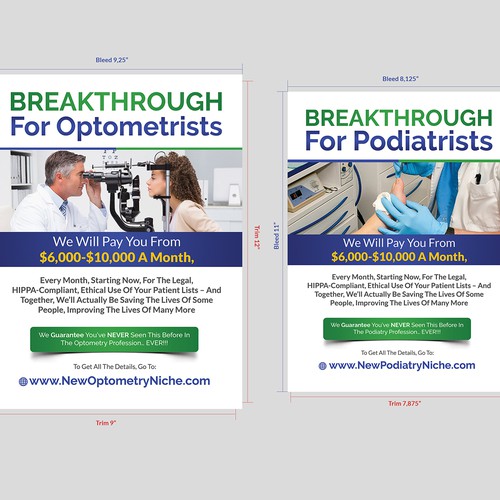 2 simple, magazine ads needed asap | Postcard, flyer or print contest