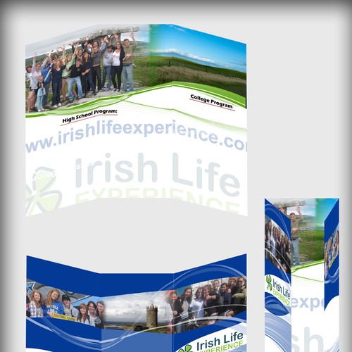 Study Abroad (Ireland) Tri-Fold Brochure | Print or packaging design ...