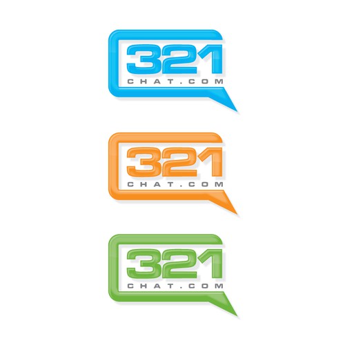 321CHAT.COM - CHAT LOGO | Logo design contest