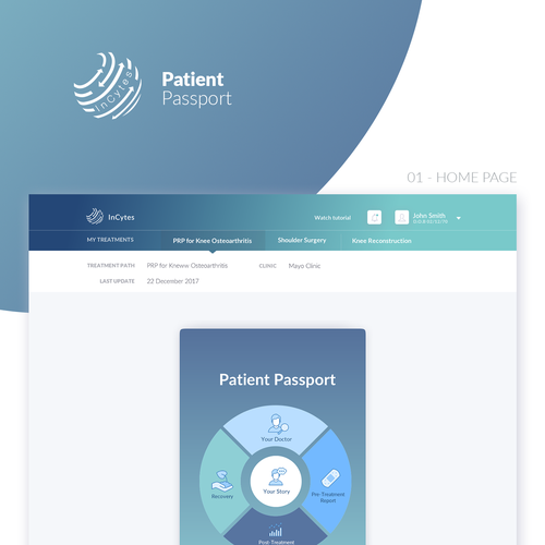Design a Modern, Engaging "Patient Passport" for our Clinical Software ...