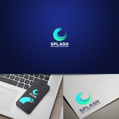 Design a bold minimalist logo for Splash Software Solutions | Logo ...