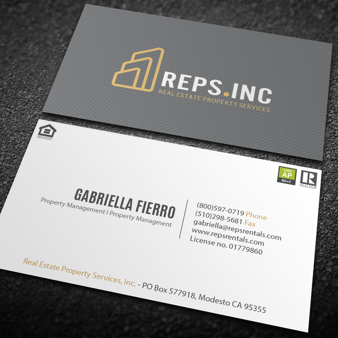 Create a trendy, hip but professional business card for urban property ...
