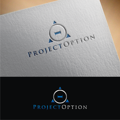 Create a logo for ProjectOption -- a stock market / options trading ...