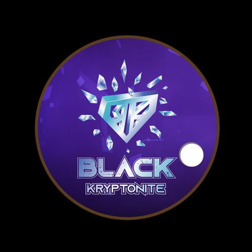 Black Kryptonite - Rock Band - Logo for Bass Drum | Logo design contest