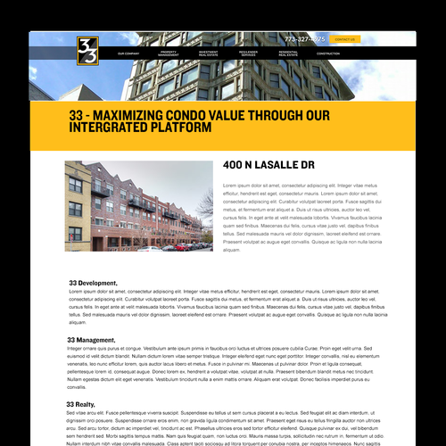 Create a html newsletter template to be used in Constant Contact for 33 ...