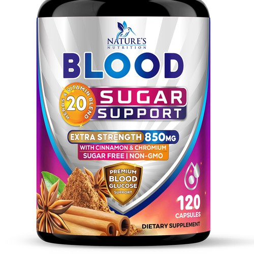 Designs | Blood Sugar Support design needed for Nature's Nutrition ...