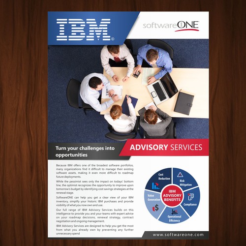 Design an Eye Catching Flyer for our new IBM service offering ...