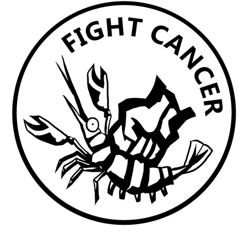 Support "Fight Cancer" with clear and cool clipart logo | Illustration ...