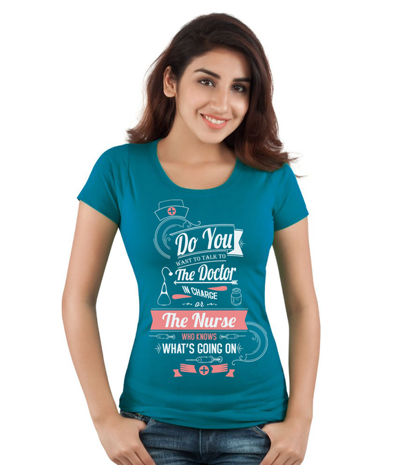 Text Based Shirt For Nurses | T-shirt contest